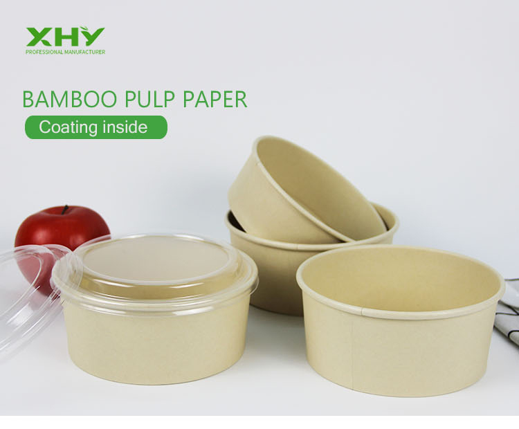 Wholesale Disposable Paper Bowl Biodegradable Bamboo Pulp Paper Bowl ...